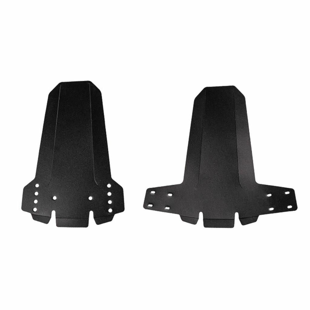 Защитный щиток для горного велосипеда из усиленного пластика, Углеродный узор