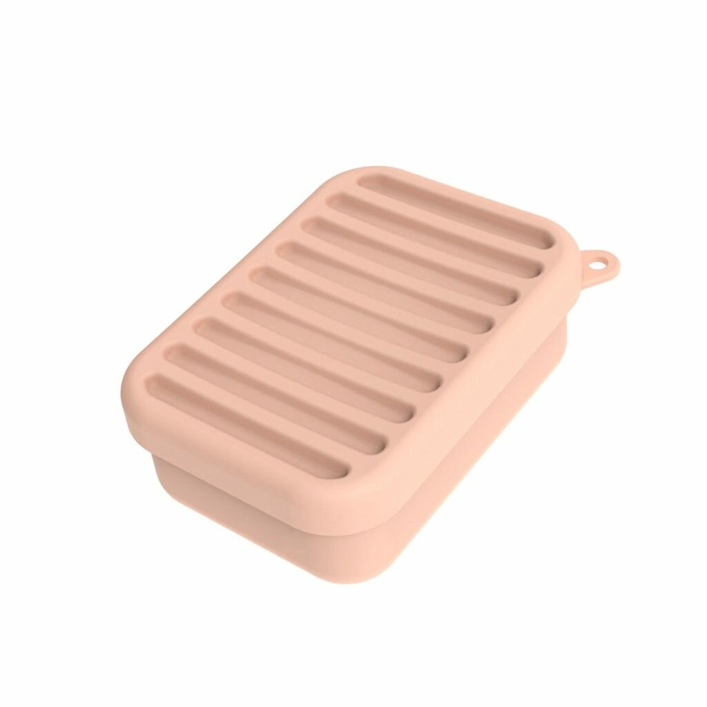 Силиконовая мыльница с крышкой