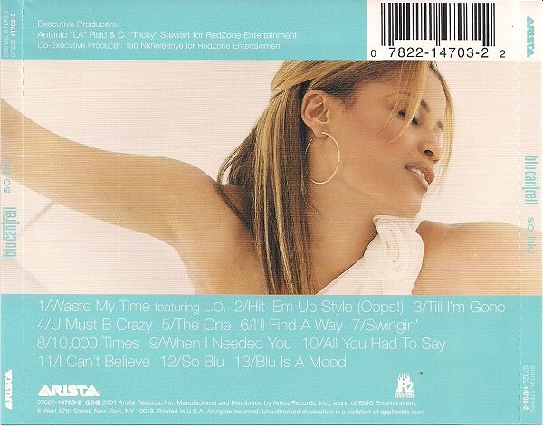 Компакт-диск Blu Cantrell - So blu (1er album) (1 CD) — фото 1