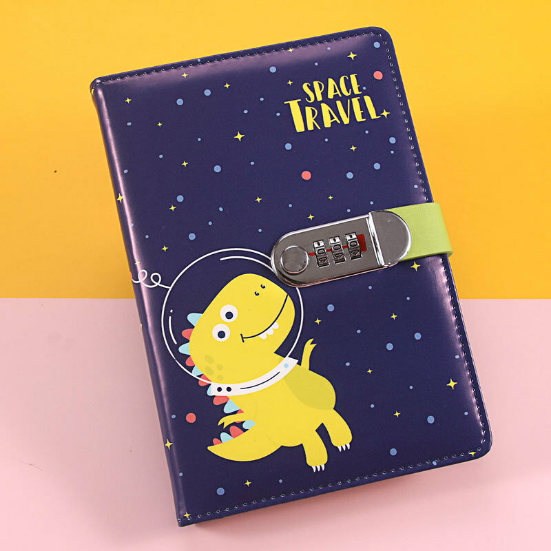 Детская книга паролей BoYao для начальной школы, принцесса, милый блокнот с замком для пароля, дневник