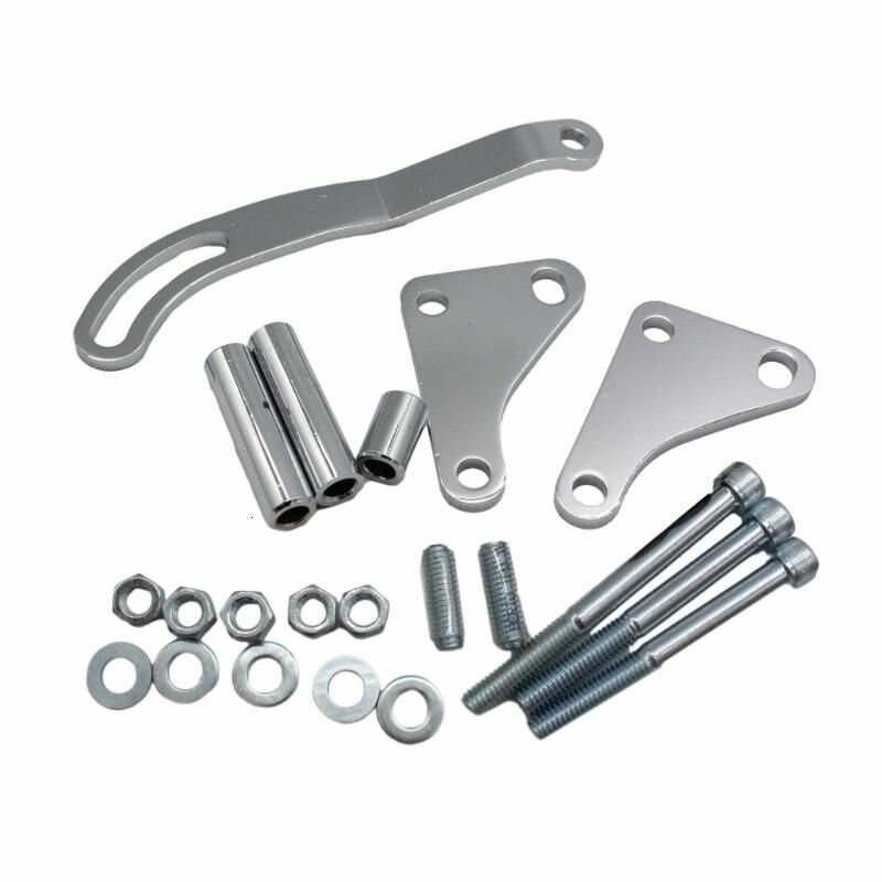 Регулируемый кронштейн насоса гидроусилителя руля для SBC Saginaw 327 350, покрытие