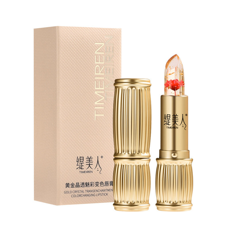 Хит продаж: 3.8 г*3 цвета меняющиеся помады, желе, свежий цветок, не выцветающие, увлажняющие, меняющие цвет помады для женщин