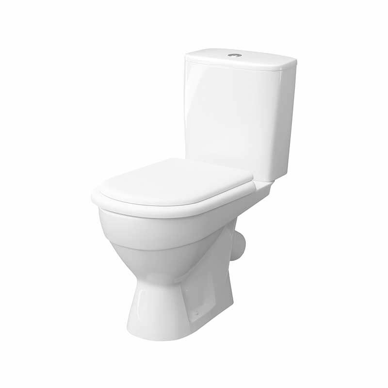 Унитаз-компакт Керамин Толедо Slim мсмл Инкоэр 350х650х750 с мягким тонким сидением Slim с микролифтом, с двухрежимной спускной арматурой и креплением для унитаза (CS00087567)