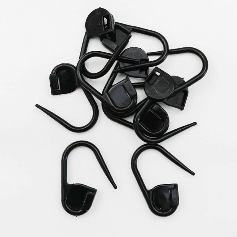 Пластиковые фиксаторы для вязания, Черный