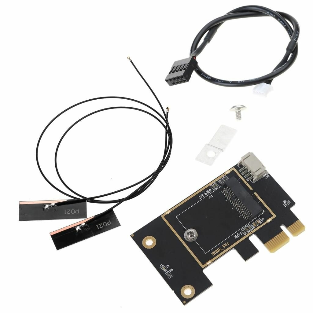 Адаптер M.2 NGFF в PCI-e 1X для беспроводных карт