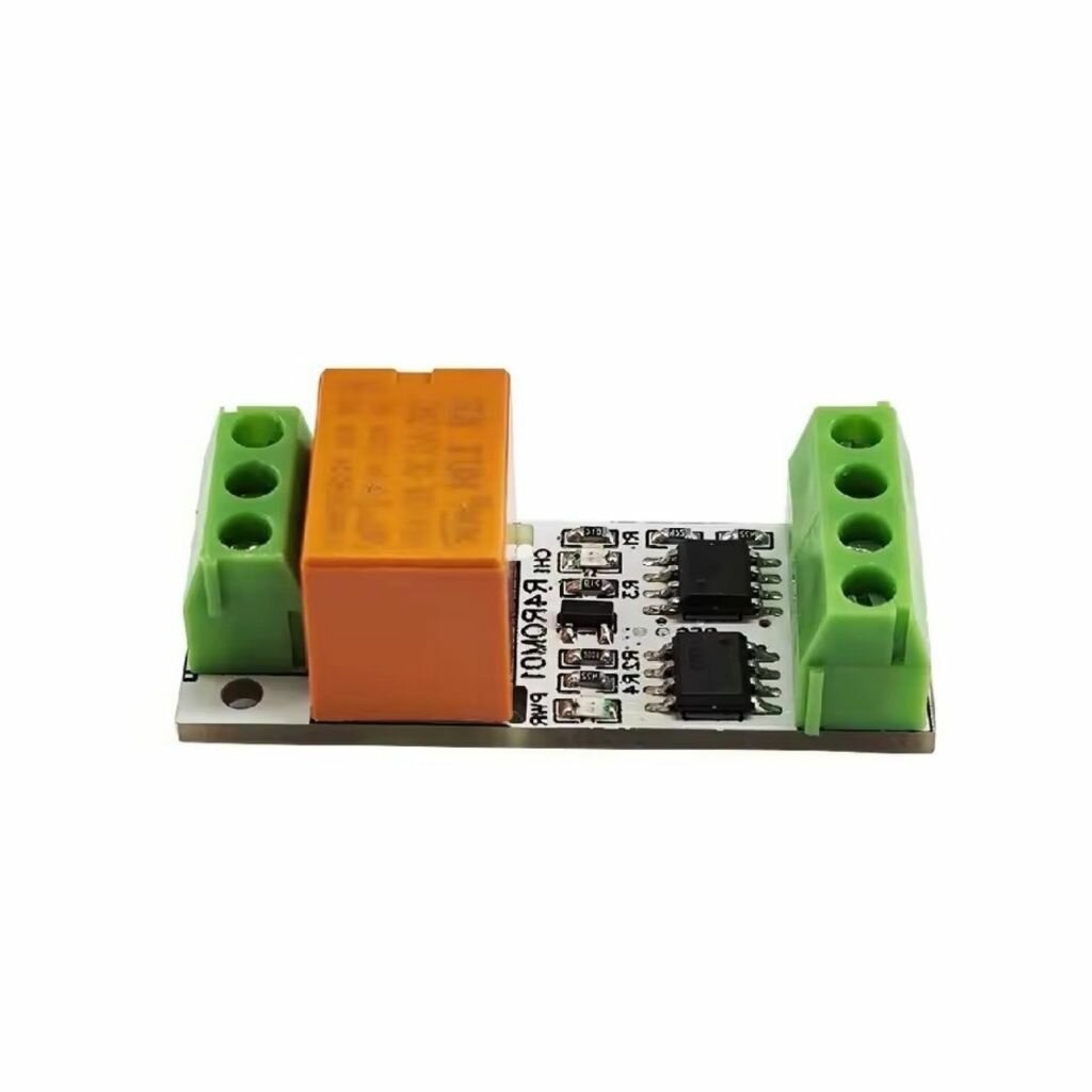 R4ROM01 Одноканальный релейный модуль RS485, - 12V