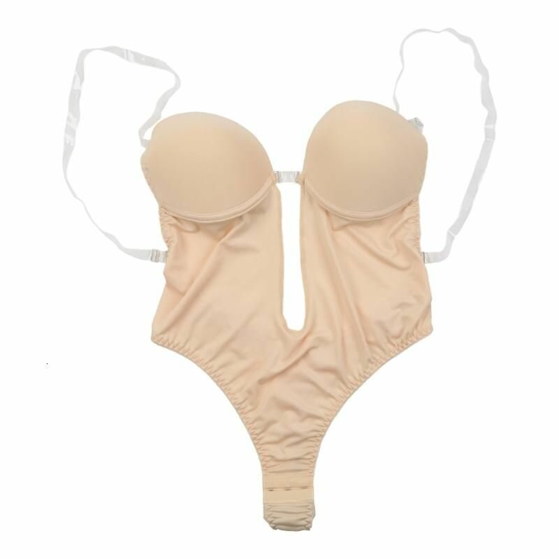 Женский боди с глубоким вырезом и стрингами, Цвет - XXXL