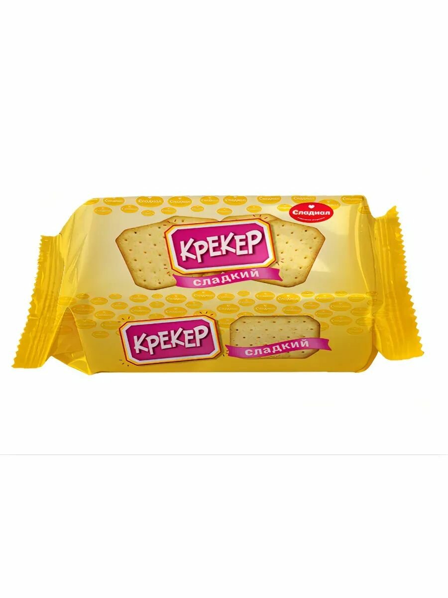 Крекер Сладиал сладкий хрустящий 5шт по 115г