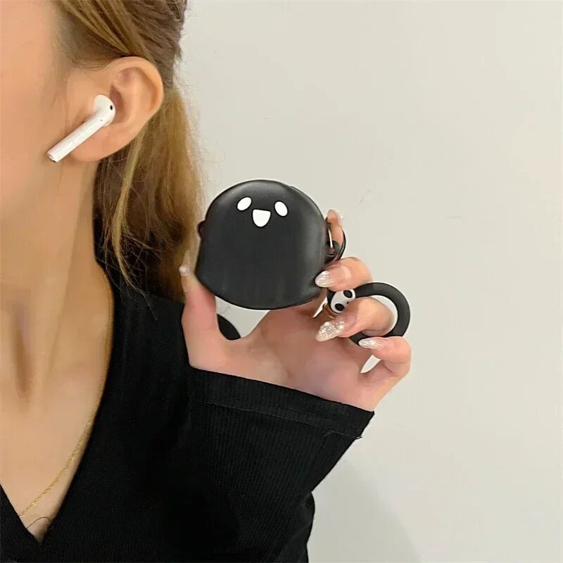 Чехол для наушников Samsung Galaxy Buds FE 2 pro/Buds Live/Buds pro/Buds 2 For Buds 2 Pro, черный