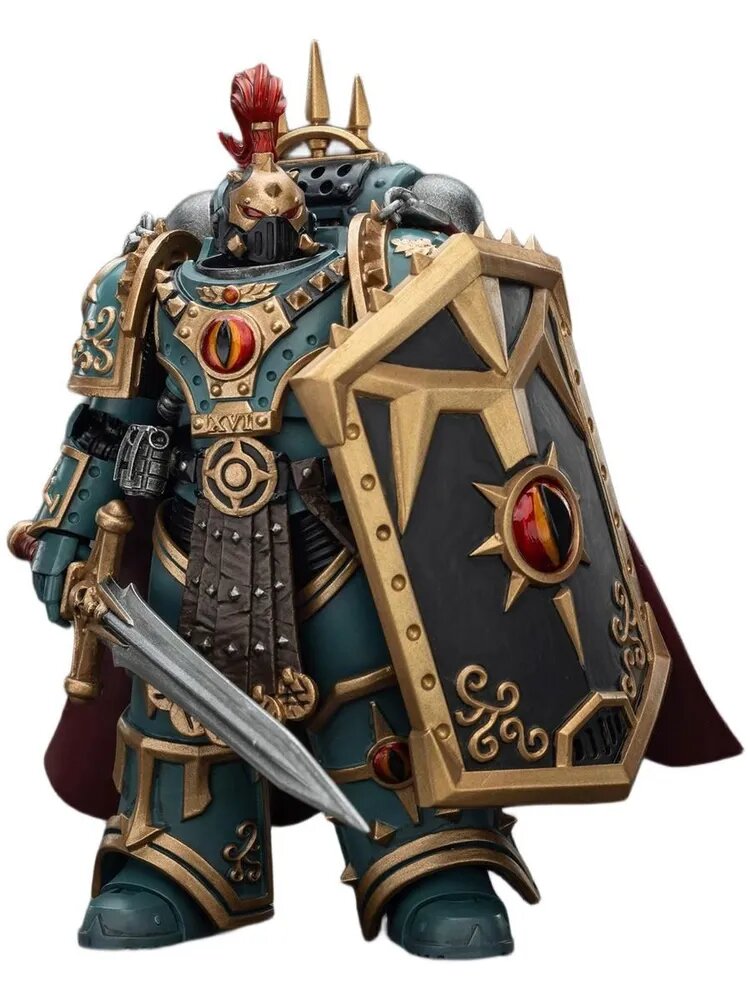 Подвижная фигурка JOYTOY Warhammer 40K Sons of Horus 'Little Horus Aximand, Captain of the 5th Company, Игры для персонажей Коллекция подарков на день рождения