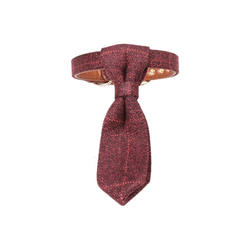 Ошейник-хомут для собак-красный-с ошейником-хомутом размером 1,3 на 42 см