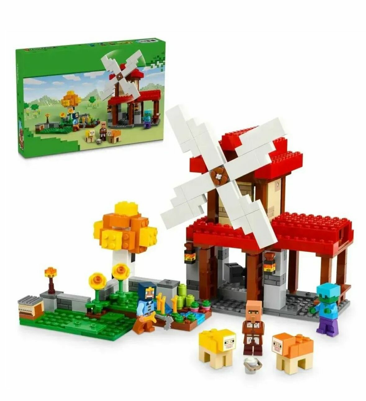 Конструктор Ферма с ветряной мельницей, 68262, 462 деталей