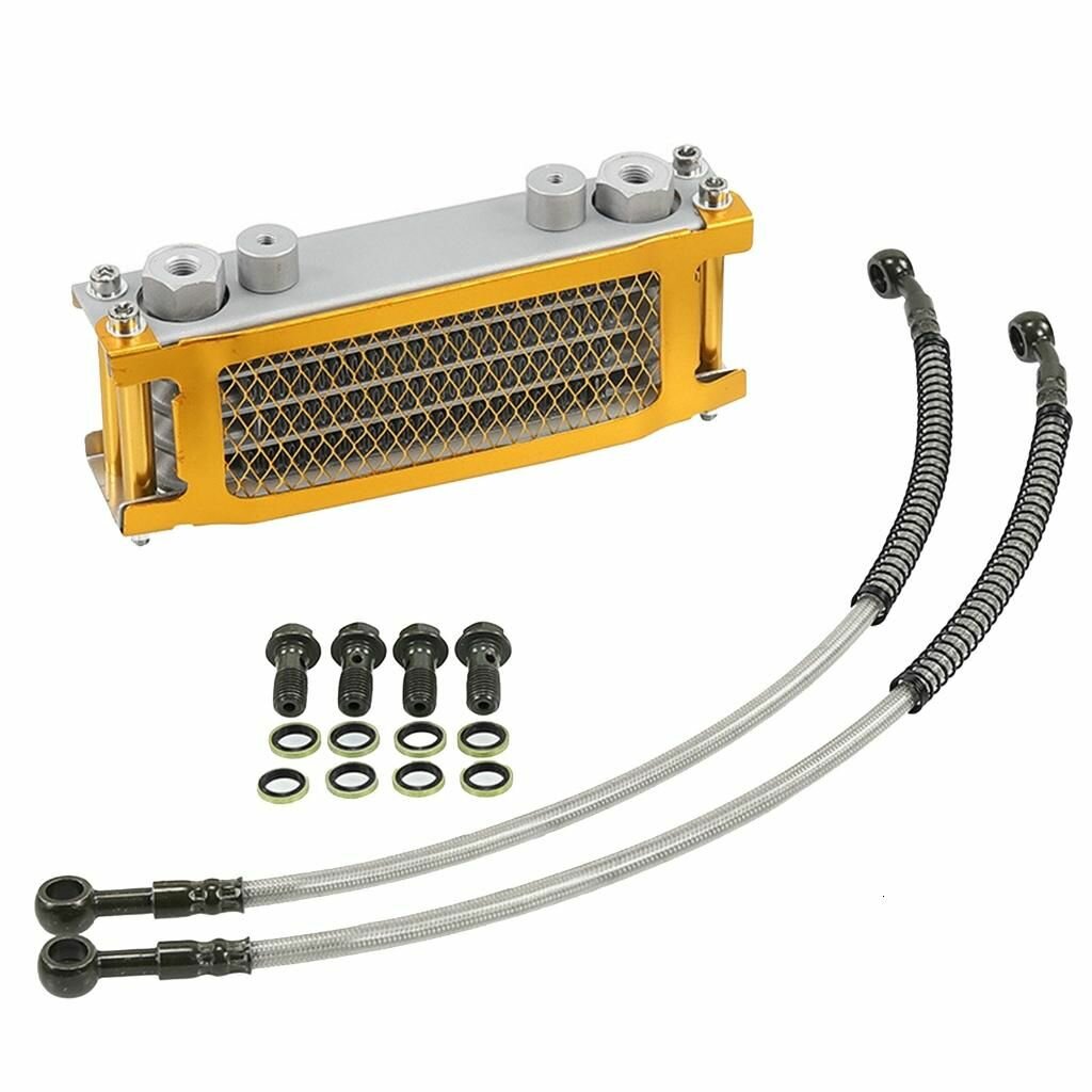 Универсальная система охлаждения масла для мотоциклов 50-140cc, Yellow