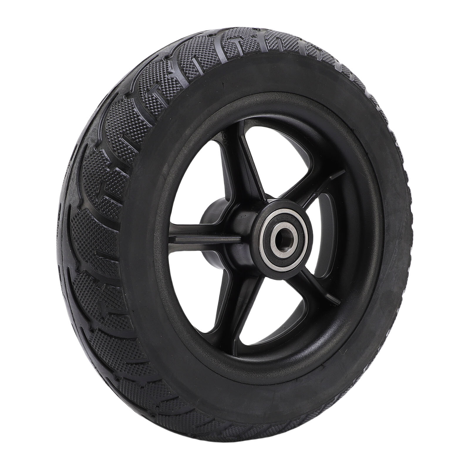 Заднее цельнолитое колесо диаметром 200 мм, диаметр оси 10 мм, ширина обода 48 мм, диаметр 8 дюймов, для электросамоката KUGOO S1 S2 S3.