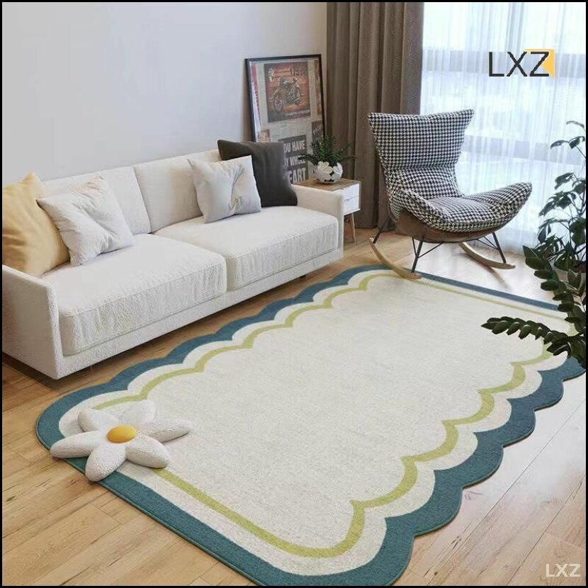 Эксклюзивный безворсовый ковер Carpet Home из микрофибры для обустройства спальни, детской, кухни или гостиной