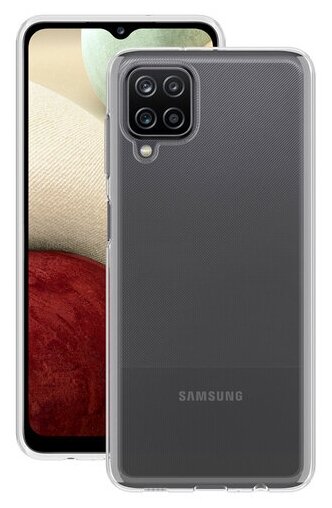 Чехол Gel для Samsung Galaxy A12/ M12, прозрачный, Deppa 87914