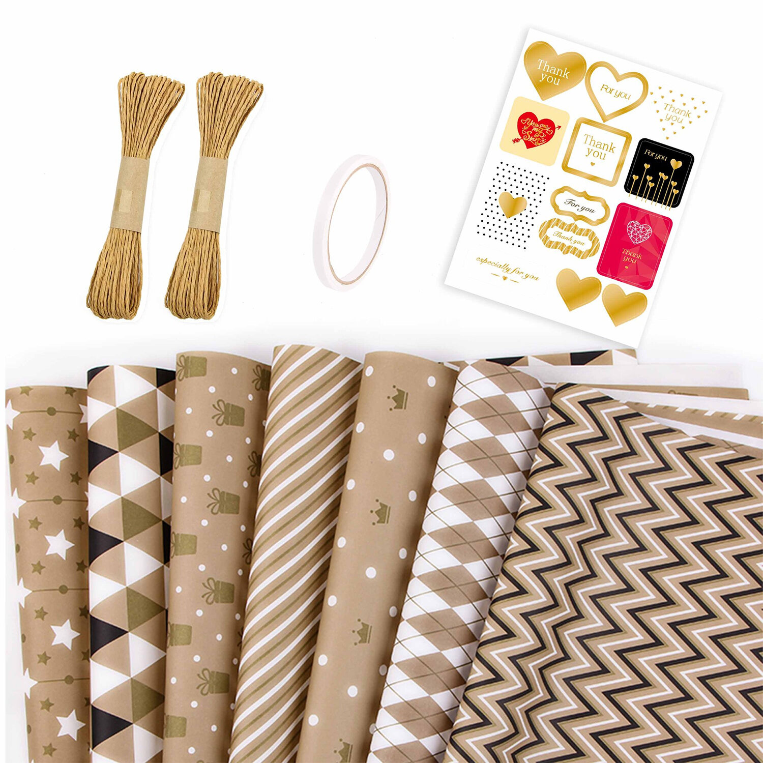 Упаковка для подарков Valentine's Day birthday wrapping paper gift diy gift box packaging new simple High sense