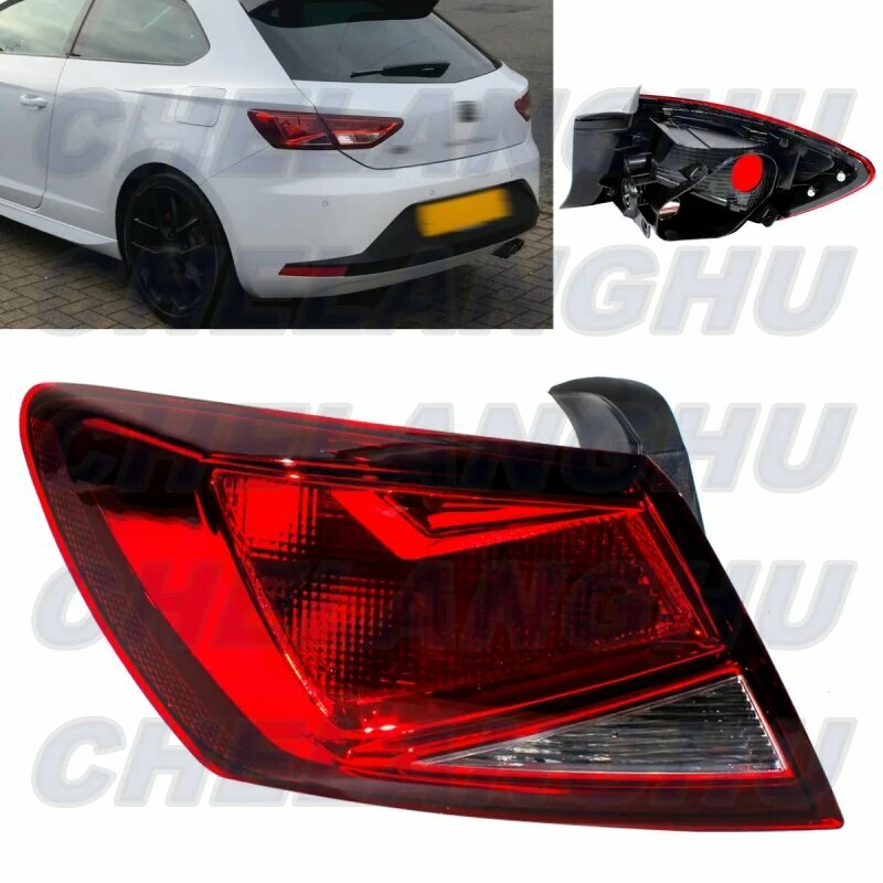 Для SEAT LEON MK3 5F 2013 2014 2015 2016 2017 2018 2019 хэтчбек левый внешний боковой задний фонарь 5F0945095D
