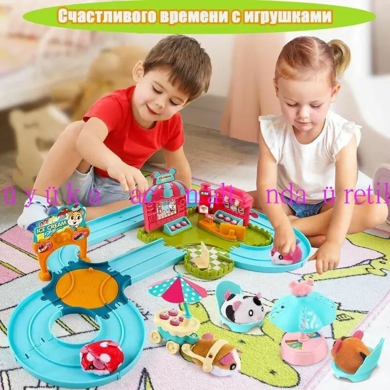 Эксклюзивный дом Хома со звуком и фигуркой хомяка в комплекте