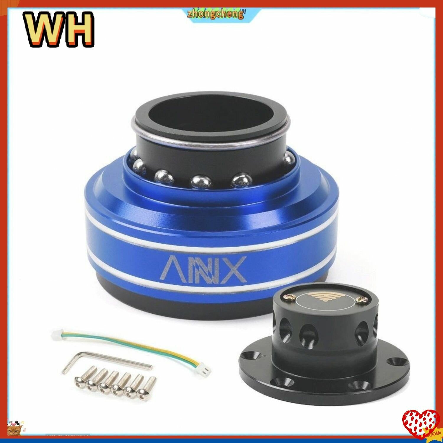 Эксклюзивный гоночный руль для симуляторов Moza и Simagic, оснащенный шестью посадочными отверстиями