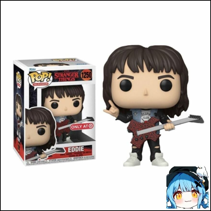 Коллекционная фигурка Funko Pop Эдди (эксклюзив) #1250 Stranger Things (Странные Дела)