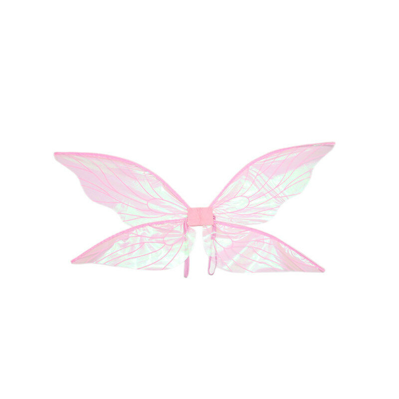 Крылья cute fairy с красивой прозрачной тканью для фестивалей, вечеринок и косплея, розовый