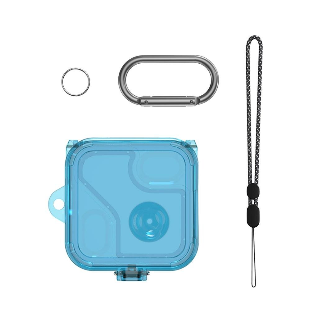 Чехол для наушников Nothing Ear (2) с противоскользящим покрытием, Прозрачно-голубой