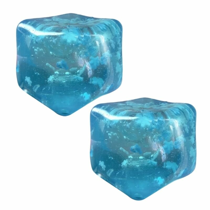 1 набор из 2-х, кубик льда, мальтоза, щепотка, декомпрессионная игрушка, вентиляционный шарик-3 см