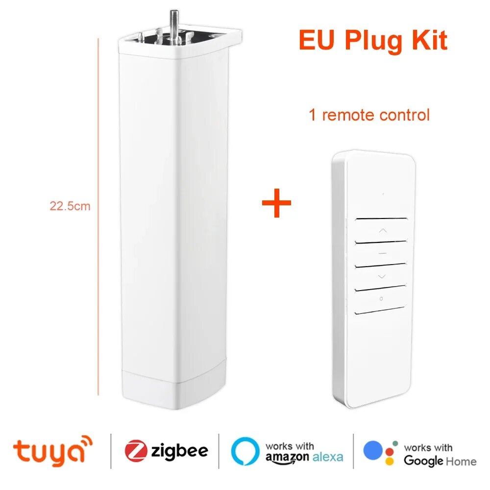 Generation 3, коротший Tuya life, Wi-Fi/Zigbee, умный электрический мотор для штор, интеллектуальная поддержка голосового управления, Alexa Google Assistant EU Plug Tuya Zigbee