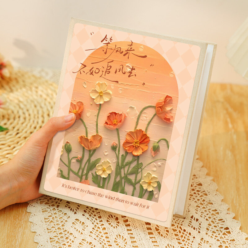 Фотоальбом для семьи с большим объемом и пролистным механизмом, книга воспоминаний с детскими фотографиями, альбом для хранения.