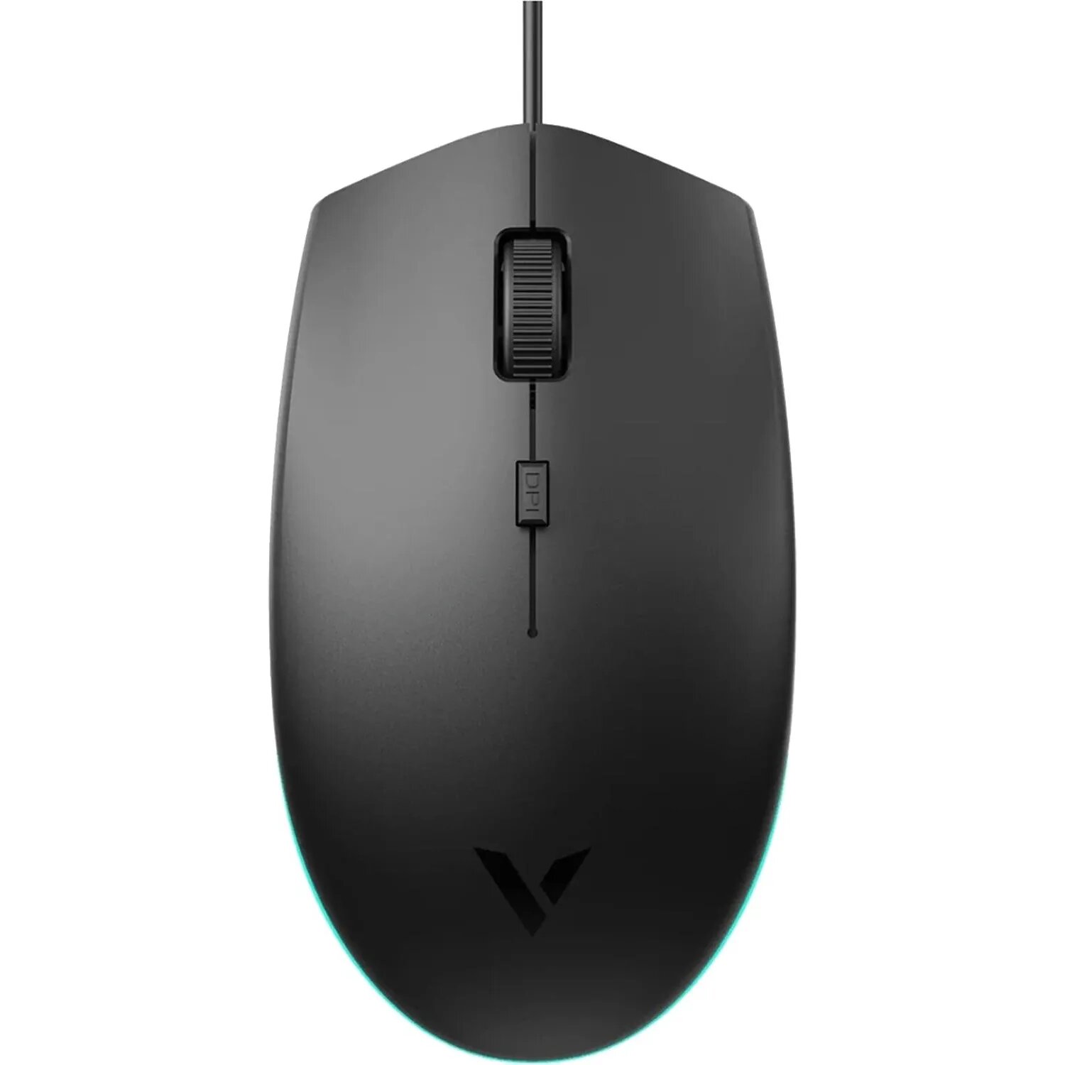 Мышь компьютерная RAPOO игровая проводная V11S, цвет - черный