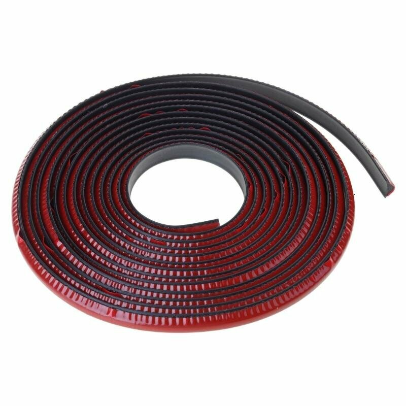 Резиновые плинтусы 5 м для краев плитки на полу и стенах, Черный - Маленький