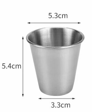 Стальная пивная чашка Xbees 70ml