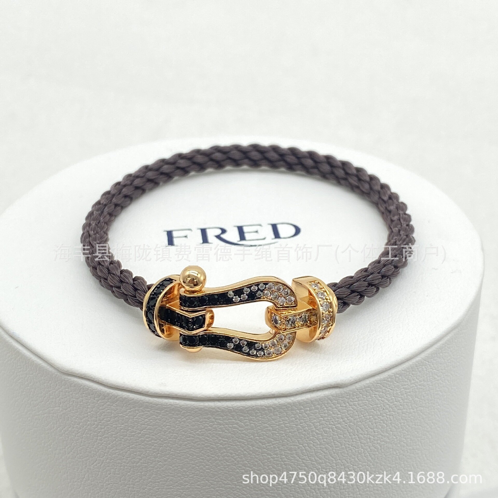 Браслет с пряжкой в виде подковы для мужчин и женщин, красная нить, зодиакальный год, удача, DIY плетеный шнур, стальной браслет, прямая продажа от производителя