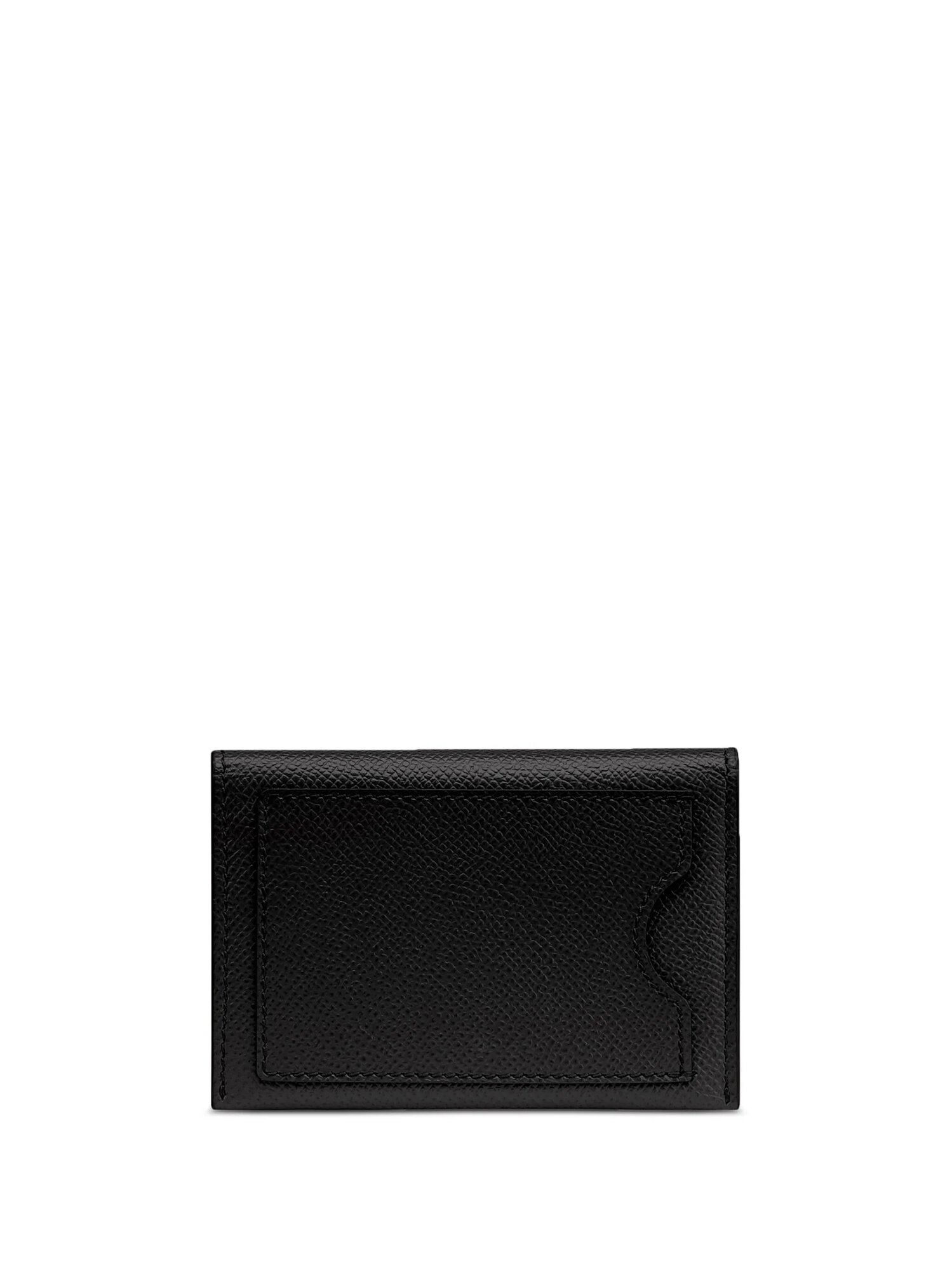 Кошелек Ferragamo, фактура зернистая, черный — фото 1