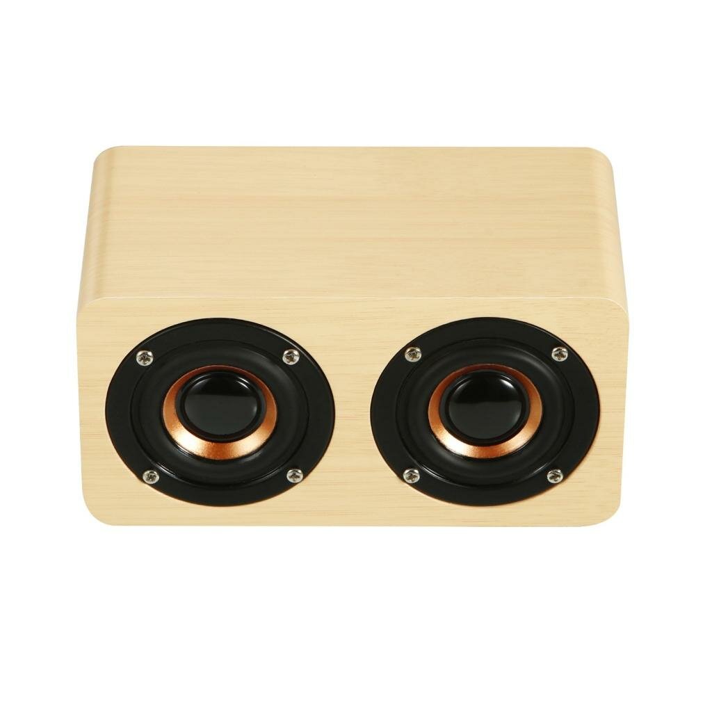 Винтажная беспроводная колонка с сабвуфером, Желтый