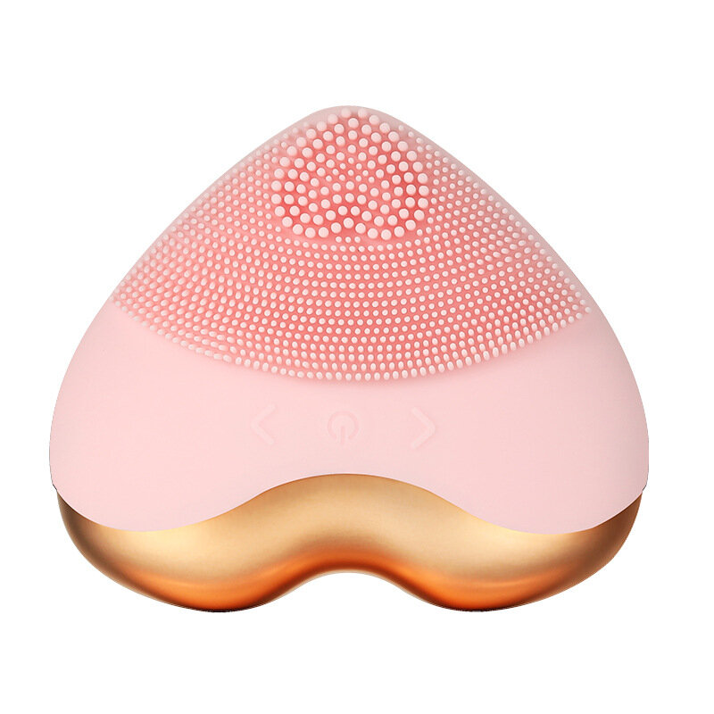 Силиконовое устройство для очищения лица, электрическое устройство для мытья лица, щетка для очистки, интродьюсер пор, вибрационный массажер, косметический инструмент, щетка для очищения лица