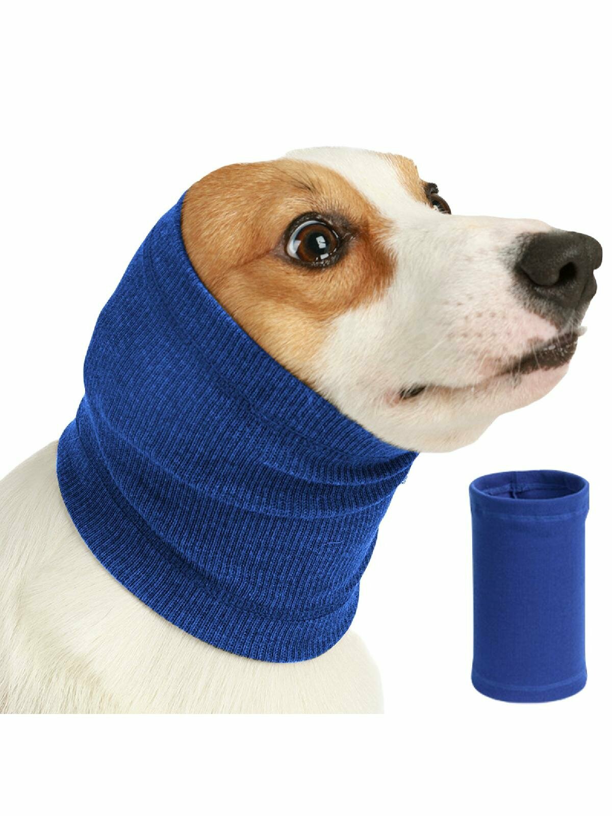 Защитный чехол для ушей собаки, шейный платок, зимний теплый ушной чехол, эластичный собачий наушник