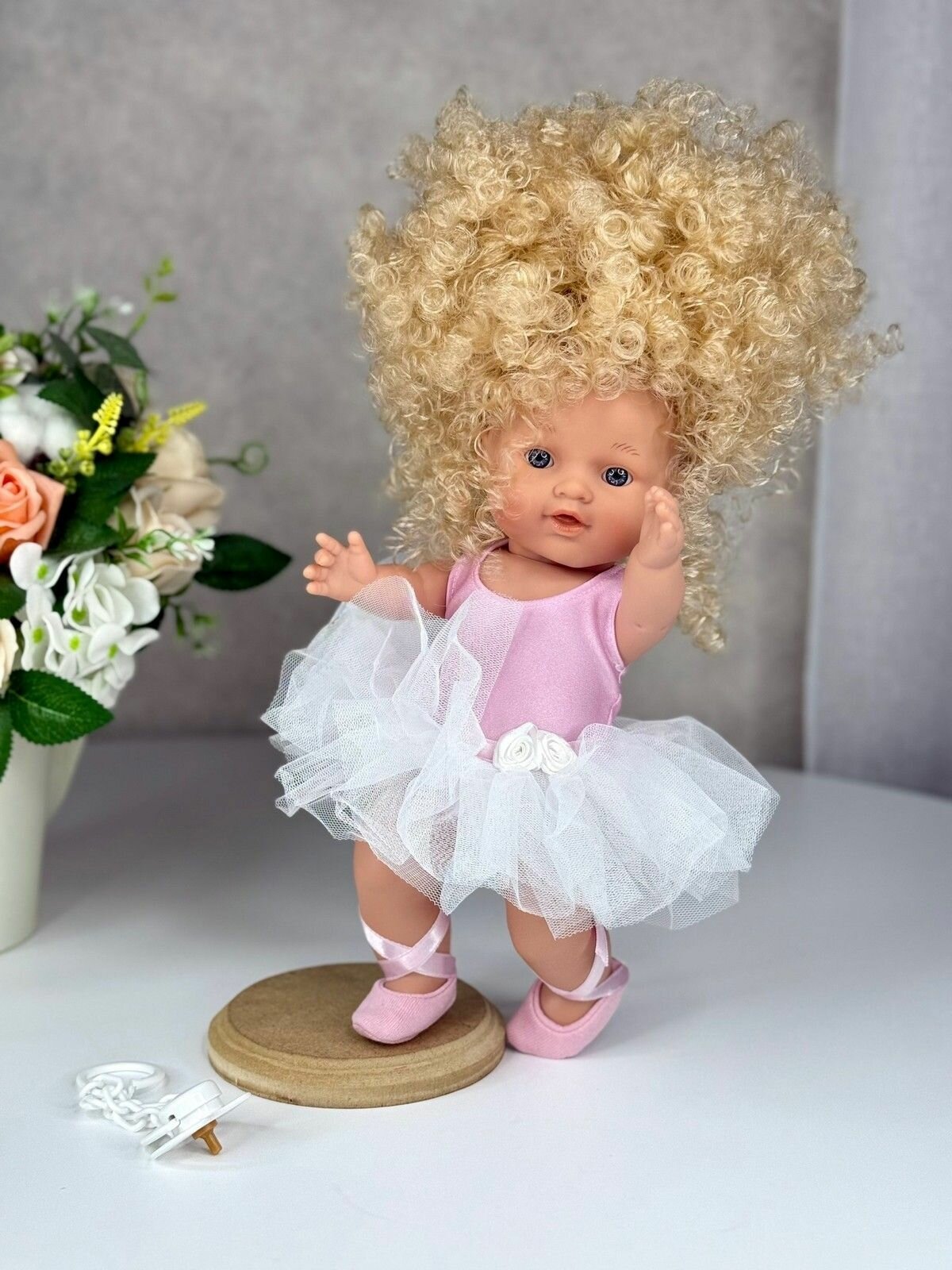 Кукла для девочки виниловая 30 см Малыш (3015)