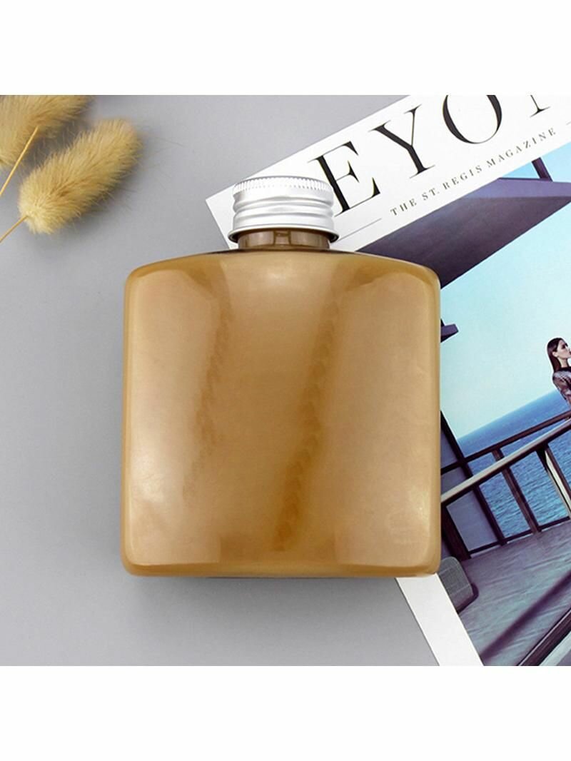 350 мл плоская Квадратная бутылка кофе