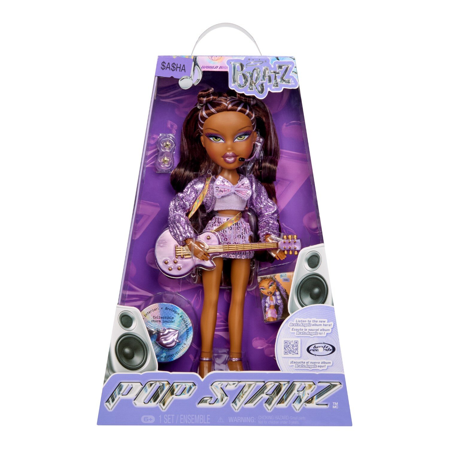 Кукла модельная Bratz Саша Pop Starz с аксесс.