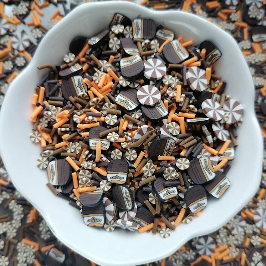Полимерная глина для декора 200г/500г 500g mix