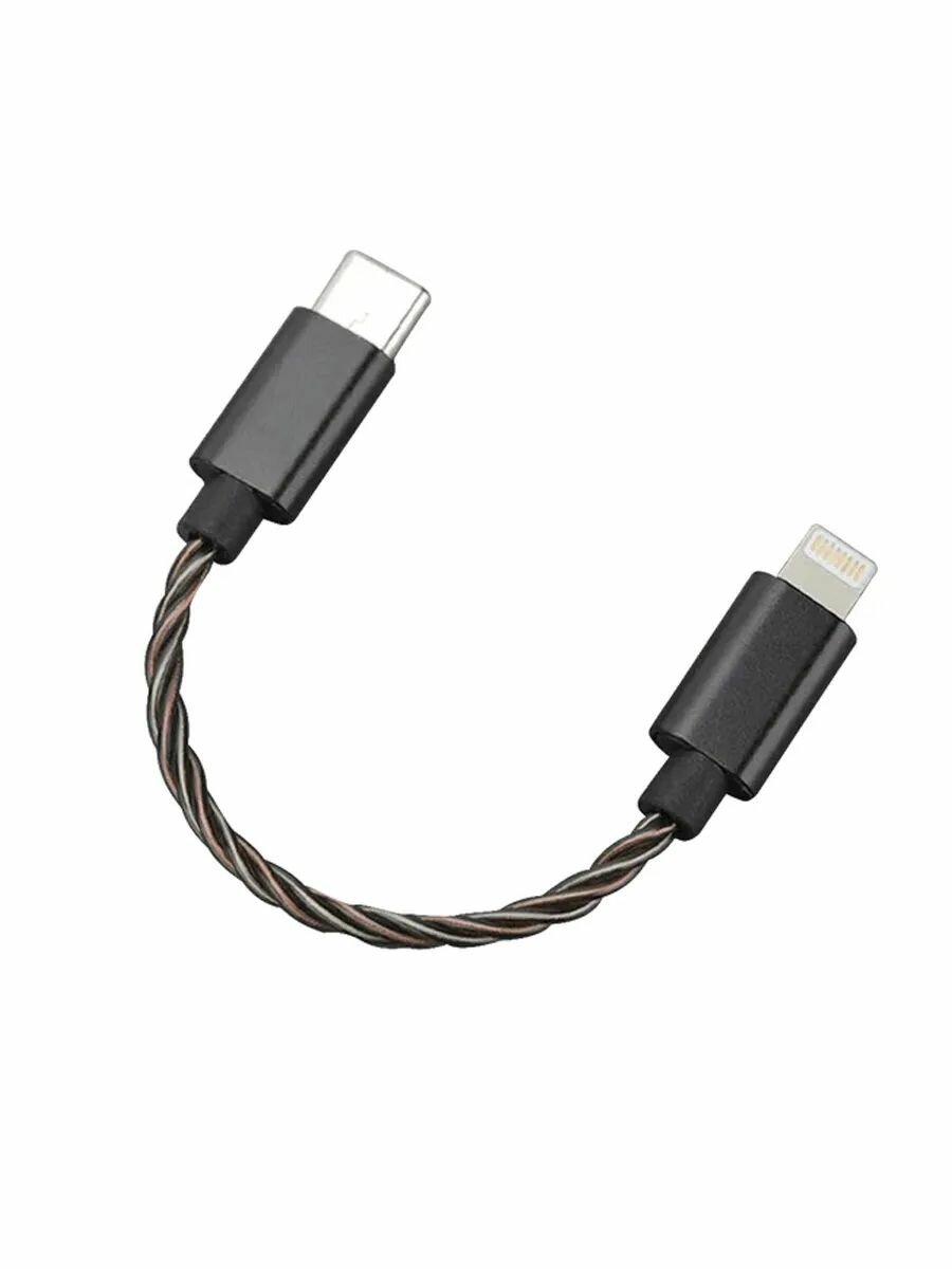 Hidizs LT02 USB Type-C - Lightning, черный, кабел для передачи данных