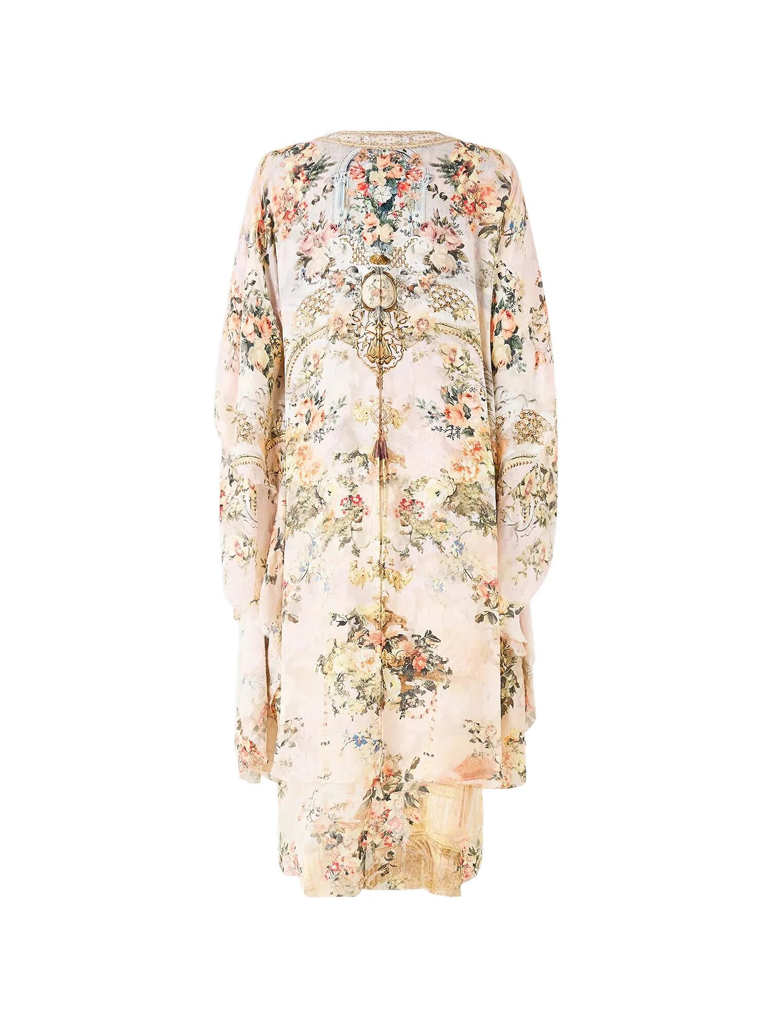 Пальто Camilla Floral-print coat, размер OneSize, разноцветный — фото 1