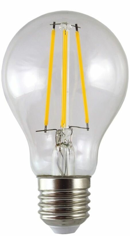 Лампа светодиодная лисма мощность 8 Вт, цоколь Е27, форма А60, цвет белый, матовый