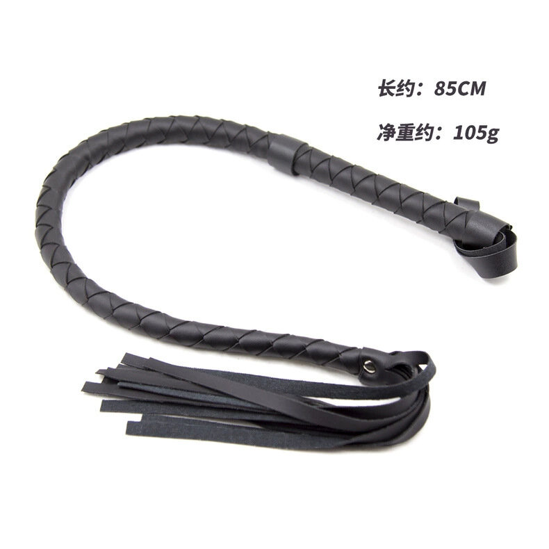 Длинный кожаный кнут SM Training 190cm Конский кнут Удлиненный змеиный кнут Флиртующий кожаный кнут Альтернативный обучающий кнут SP Секс-игрушки