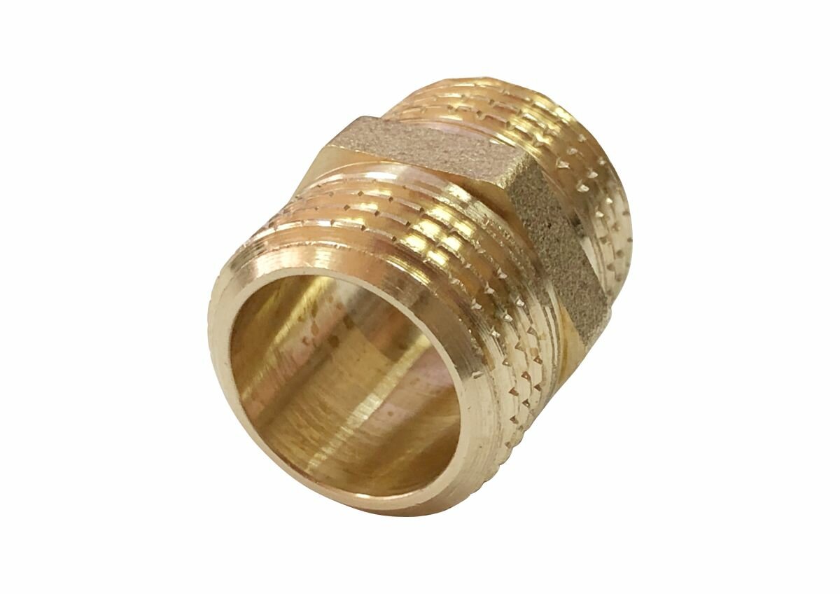 Ниппель латунь Ду 25 (1") НР VALFEX VF.582. L.100