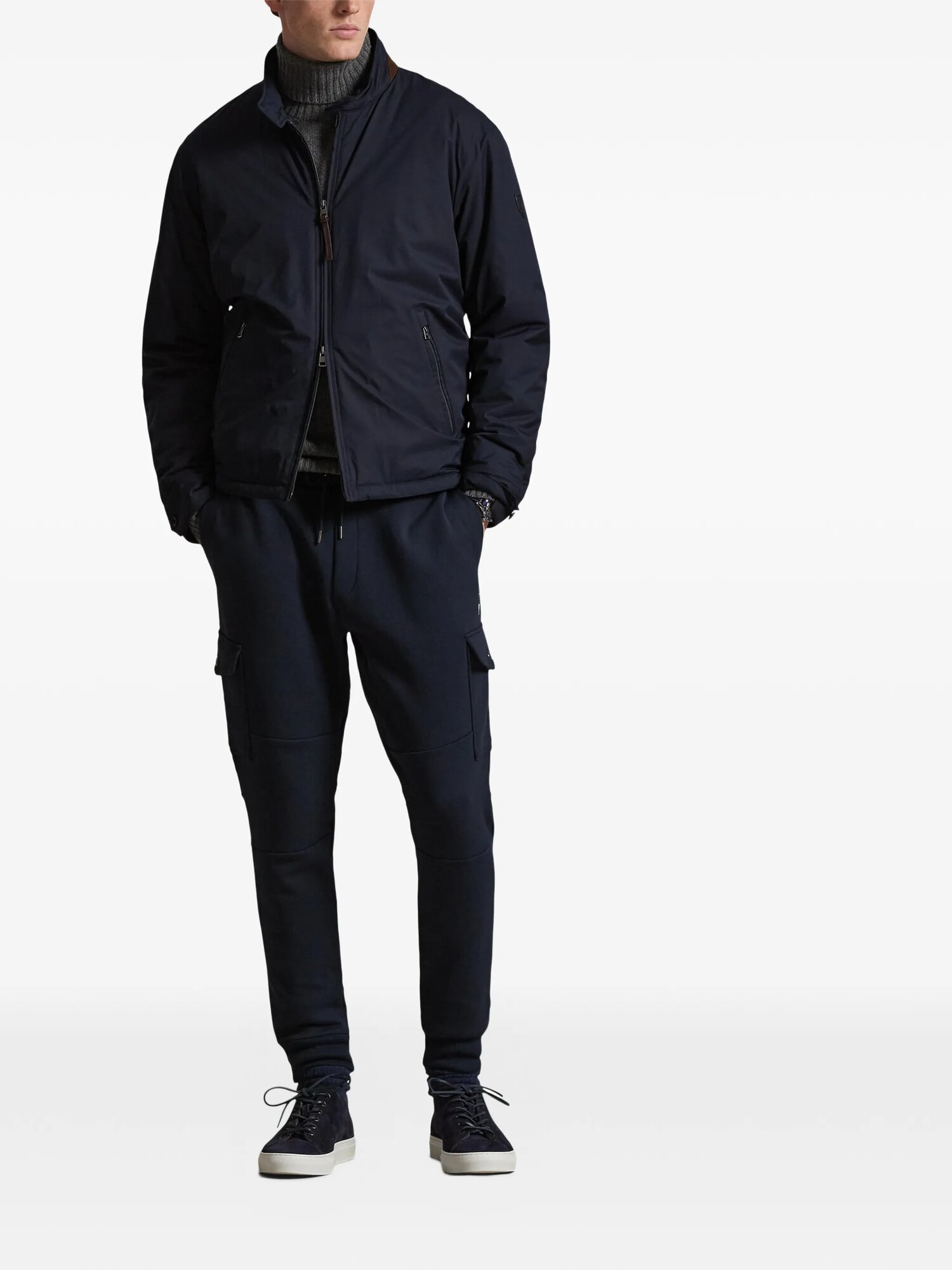 Брюки Polo Ralph Lauren Cargo-pockets track pants, размер 2XL, синий — фото 1