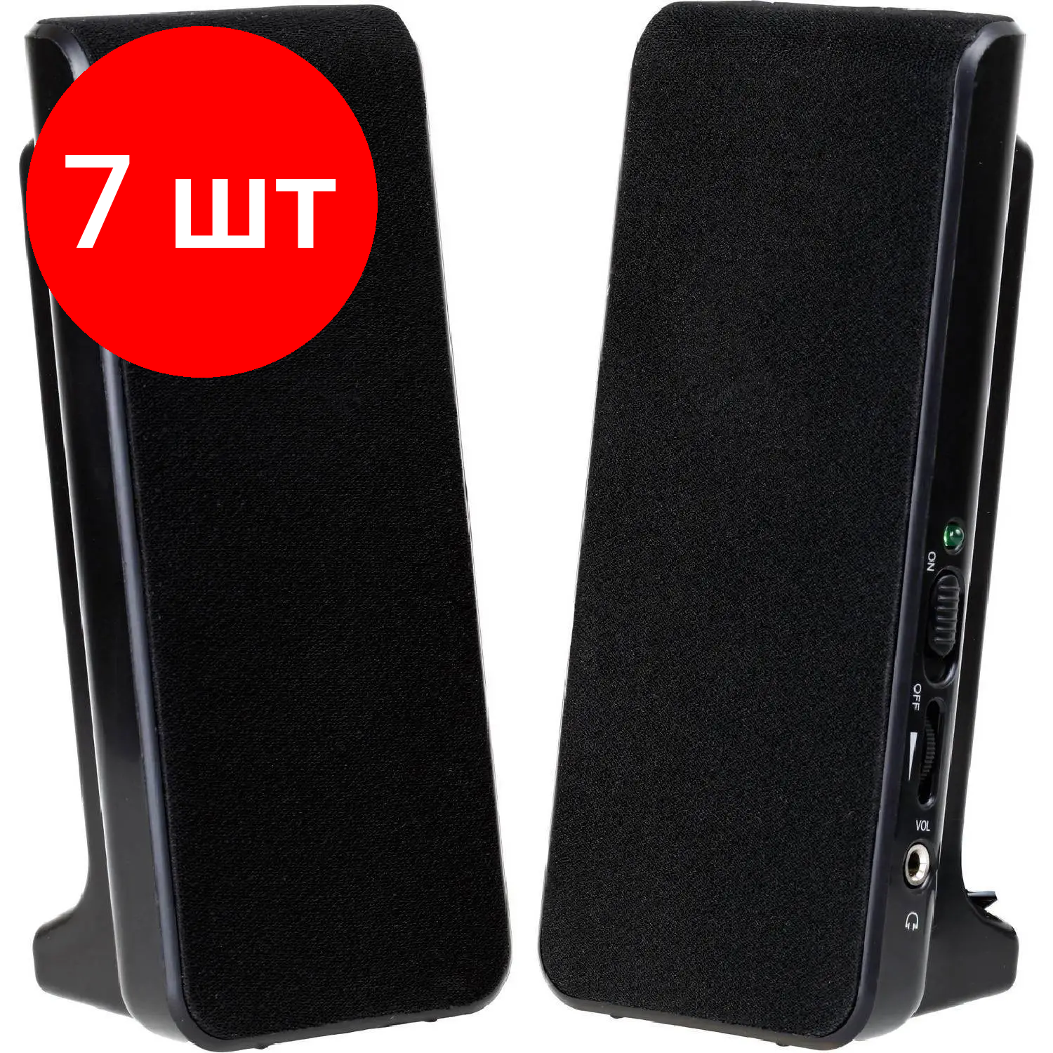 Комплект 7 штук, Акустическая система SmartBuy FEST, 6Вт, питание от USB (SBA-2500)