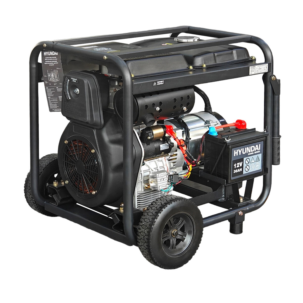 Дизельный генератор Hyundai DHY 10000LE-3, 8,5 кВт, электростартер